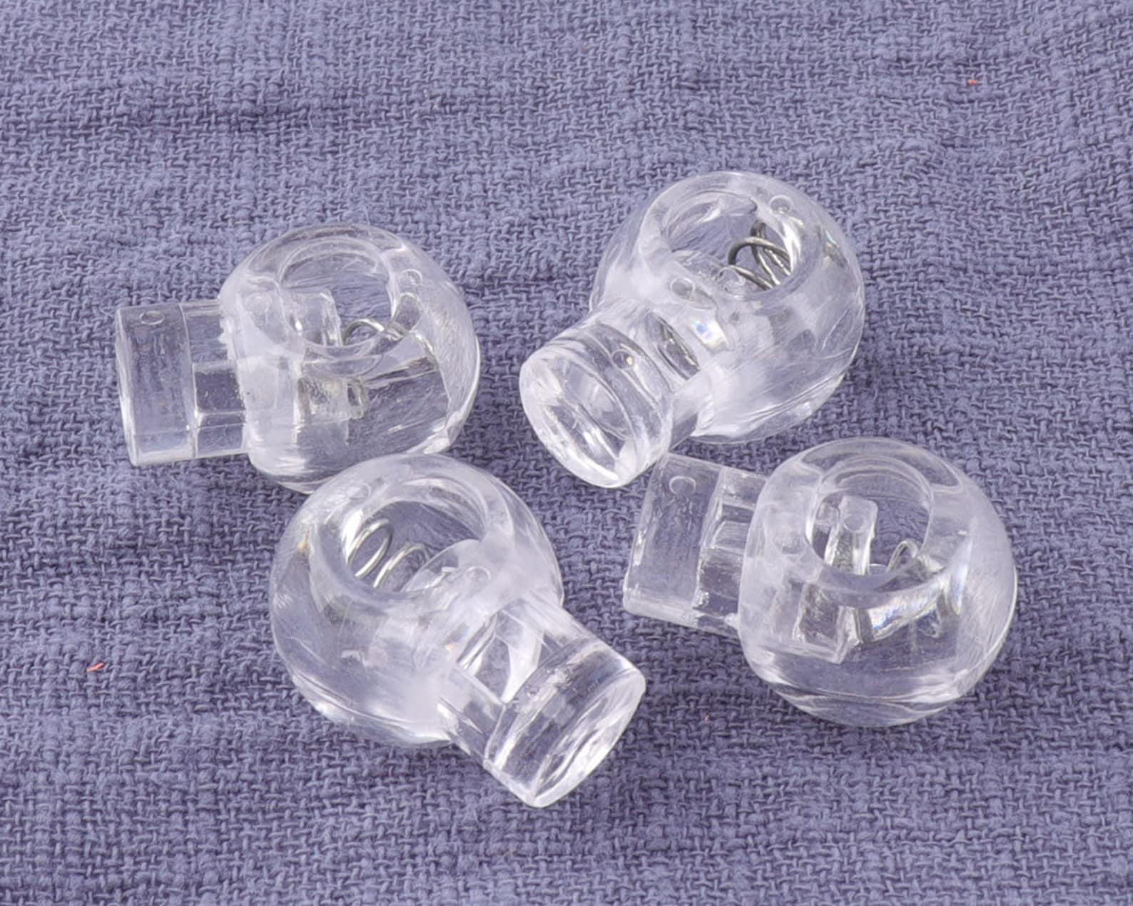 12pcs 22mm Clear Single Hole Round Toggleend Toggles With | Etsy