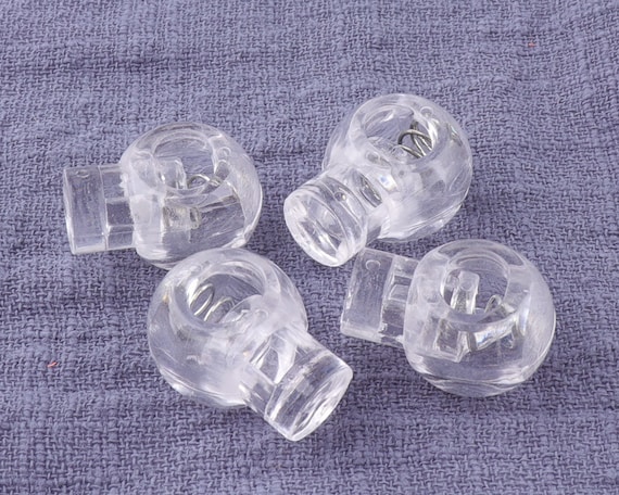 12pcs 22mm Clear Single Hole Round Toggleend Toggles With | Etsy