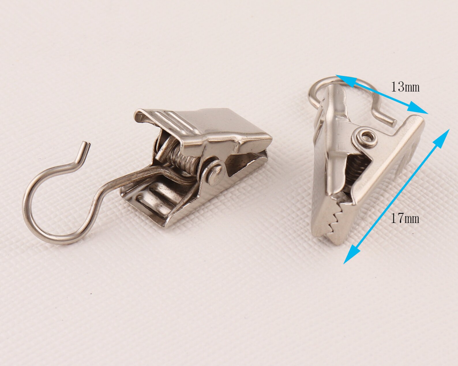 Silver Curtain Clip Alligator Clips 13mm Snap Clip 30pcs - Etsy