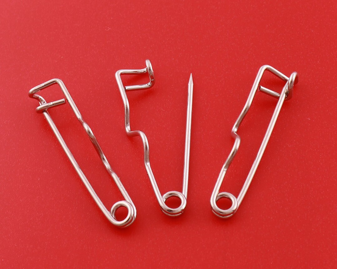 20pcs 35mm Silver Safety Pin,sewing Safety Pins,decorative Pin ,garment ...
