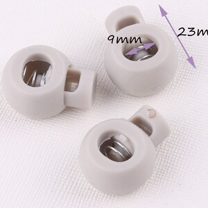 20pcs Toggle Cord Locks, 23mm Plastic Toggle Set,face Mask Toggle Lock ...