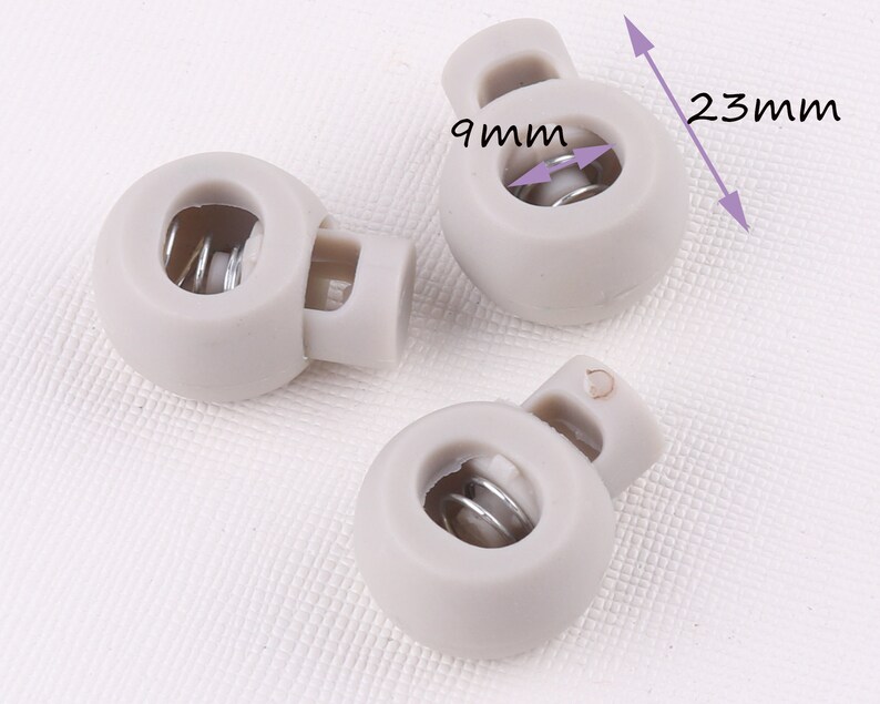 20pcs Toggle Cord Locks 23mm Plastic Toggle Setface Mask - Etsy