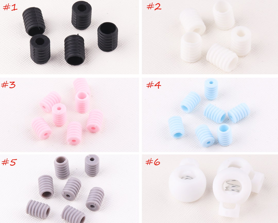 20-60PCS Round Cord Locks Adjuster for Face Masks elastic - Etsy