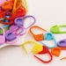 Plastic Safety Pin Markers/locking Stitch Markers/plastic - Etsy
