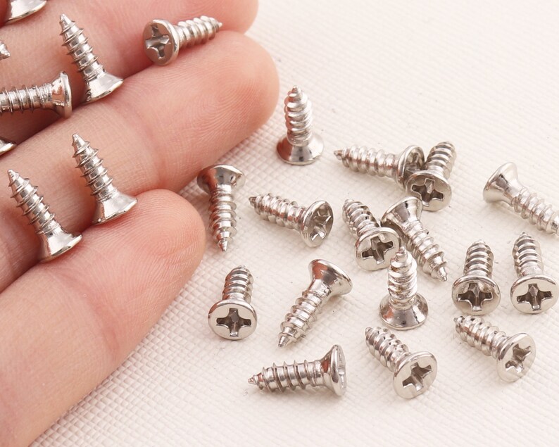Flat Head Wood Screw/phillips Head Screws for Your Small Box - Etsy