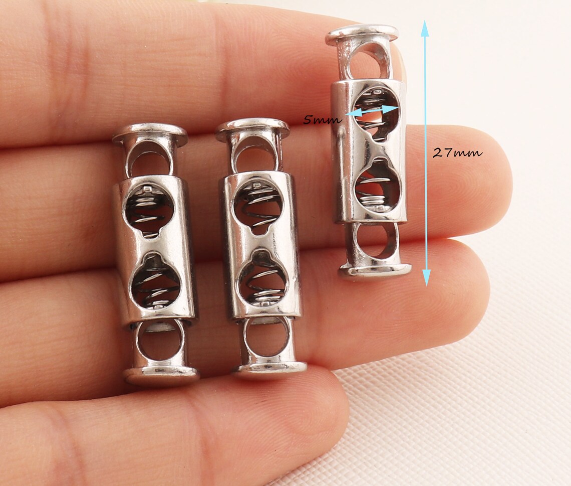 Spring Cord Lock, 5MM Cord Lock Stopper,12pcs Rope Purse Buckle, Lock ...
