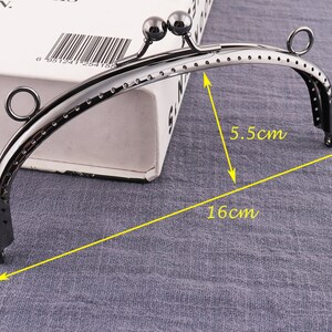 16cm Metal Purse Frames, 1pcs Plutch Frame, Bag Frames ,bag Handle ...
