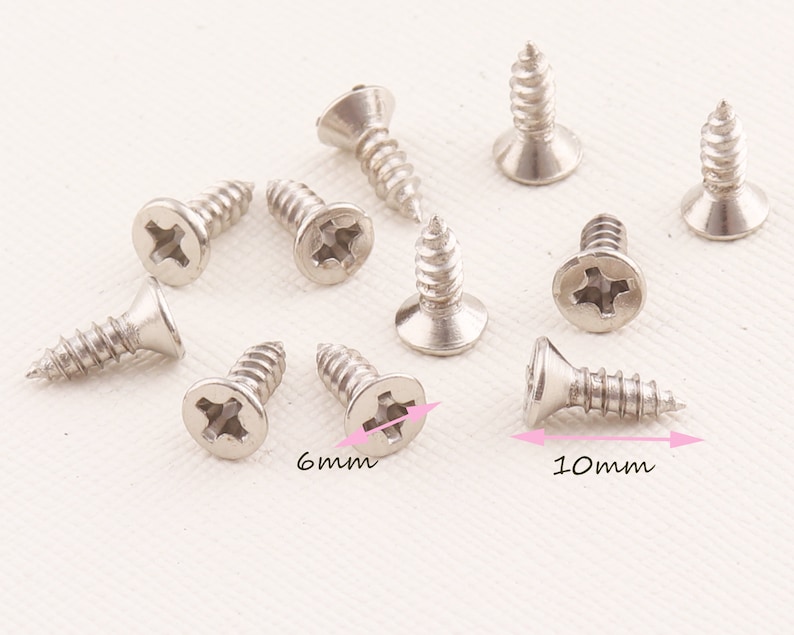 Small Box Screws - Jewelry Box Hardware,flat Head Wood Screws-hinge ...