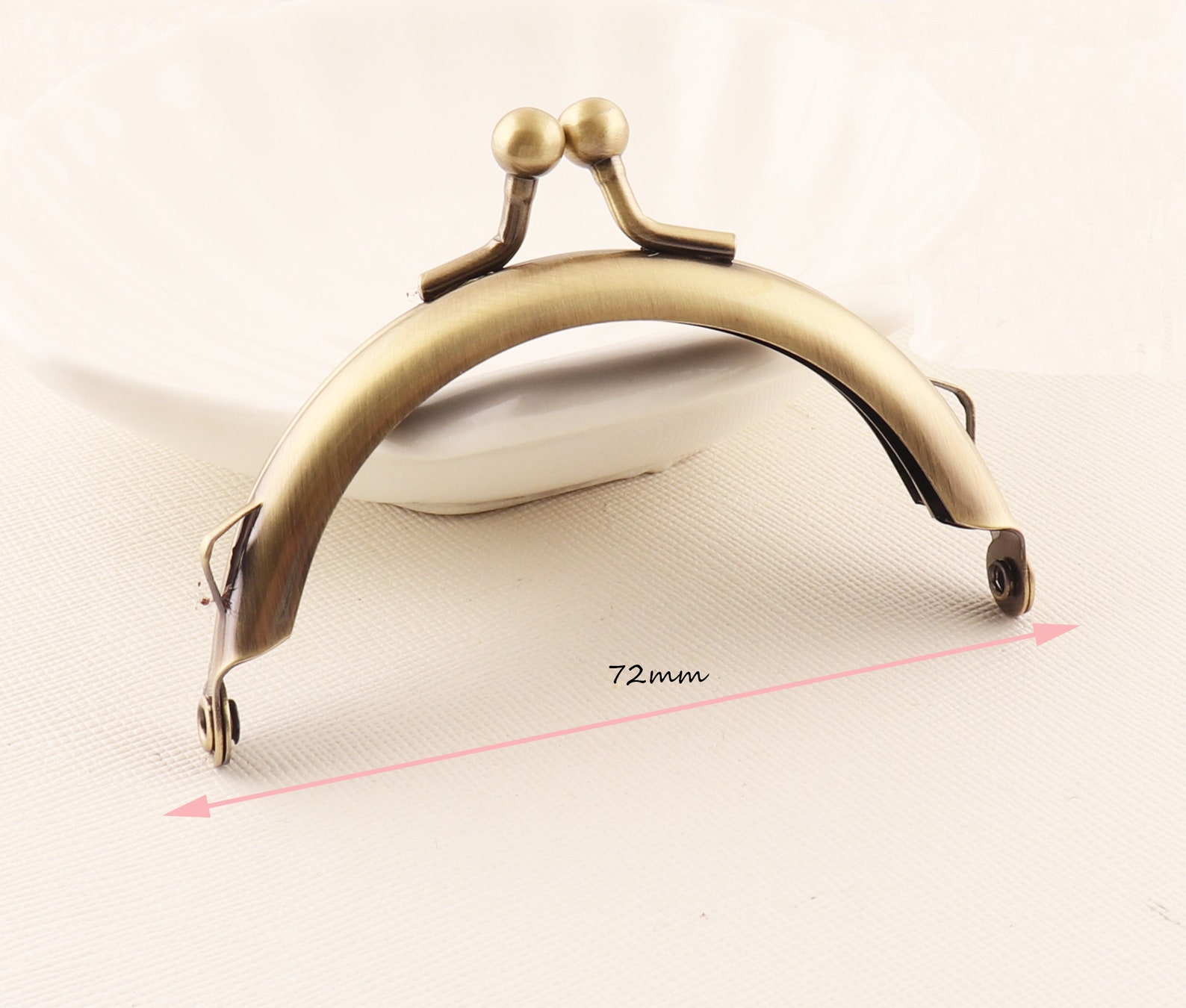 10pcs Metal Frame,antique Bronze Bag Frame,clutch Frame,72mm Purse ...