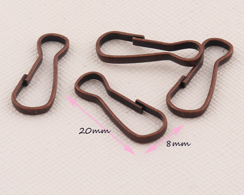 Lanyard Hook,metal Spring Hooks Clasp Purse Lanyard Zipper Pull Id Card ...