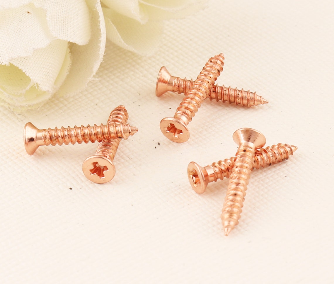 Wood Screwssmall Screwsflat Head Screwsslotted Screws5mm | Etsy