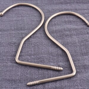 6pcs Silver S Hookskitchen Hookspot Rack Hooksdisplay - Etsy