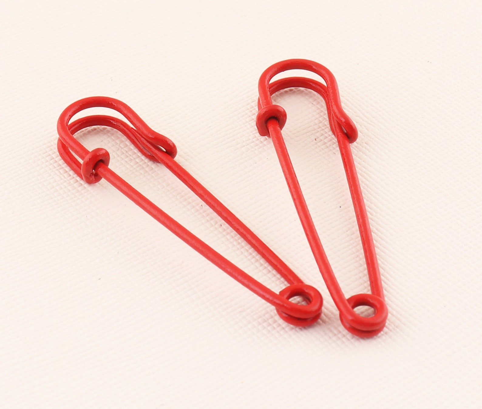 Safety Pins Red Decorative Pins 24pcs Pins for Clothing | Etsy