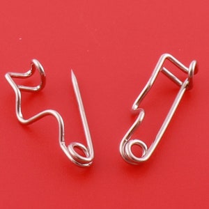 50pcs Silver Safety Pinsewing Safety Pinsdecorative Pins - Etsy
