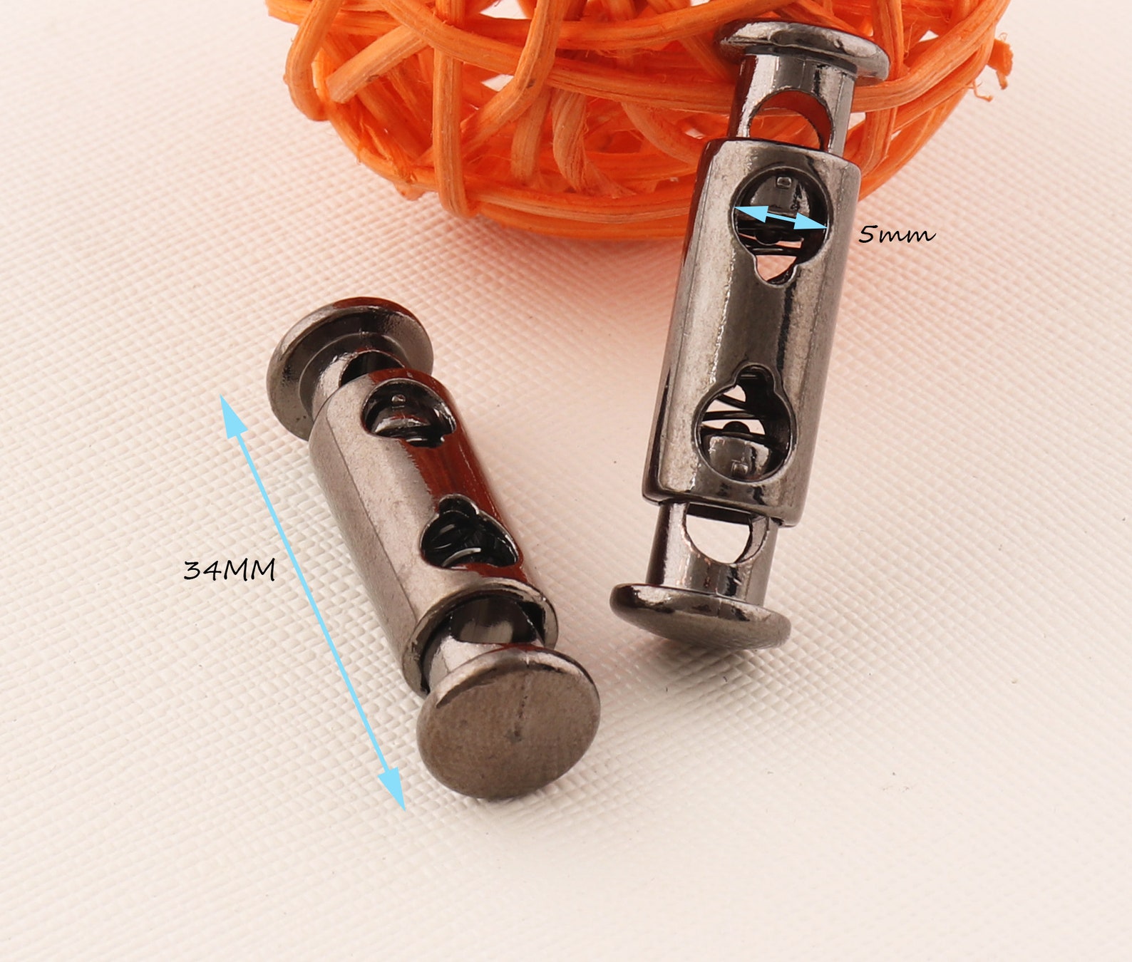 Cord Lock, Spring Cord Lock, 6PCS Cord Clasp, Lock End Toggles With ...