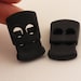 Double Hole Cord Lockcord Lock Stopperblack Plastic Oval - Etsy