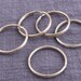 50pcs Silver Plated Split Jump Rings double Loop Jump - Etsy