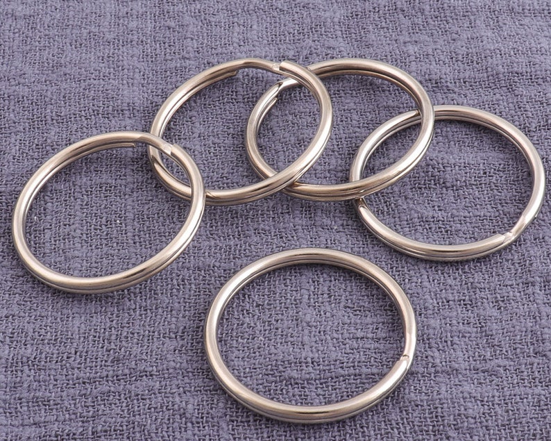 50pcs Silver Plated Split Jump Rings double Loop Jump - Etsy