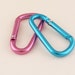 Blue/black/purple Aluminum Carabiner,multi-color Carabiner Keychain ...