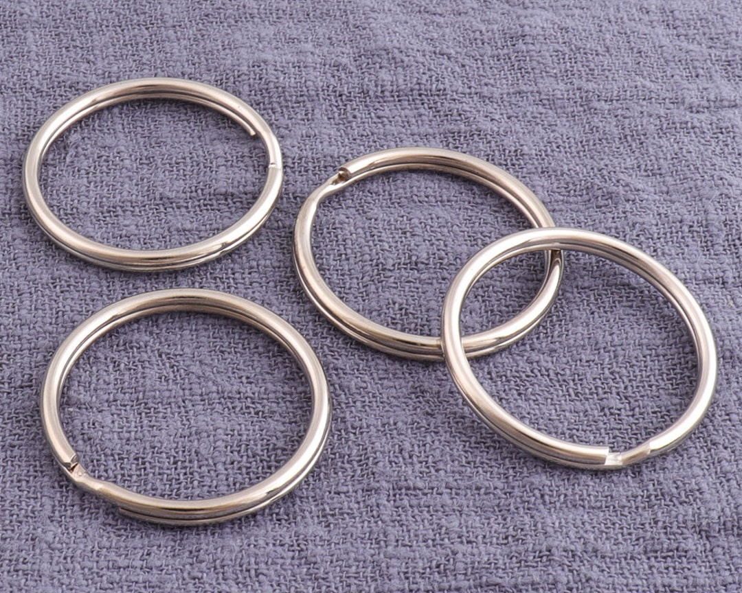 50pcs Silver Plated Split Jump Rings double Loop Jump Ringsbulk Split ...