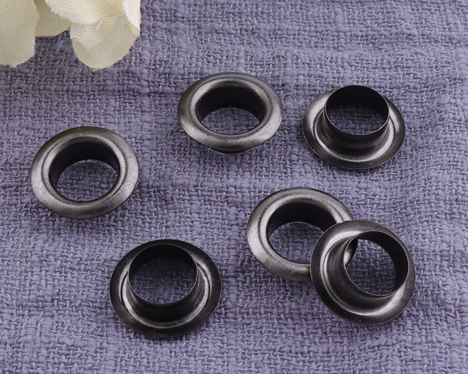 100set Gunmetal Eyelets Grommets With Washersround Grommet - Etsy
