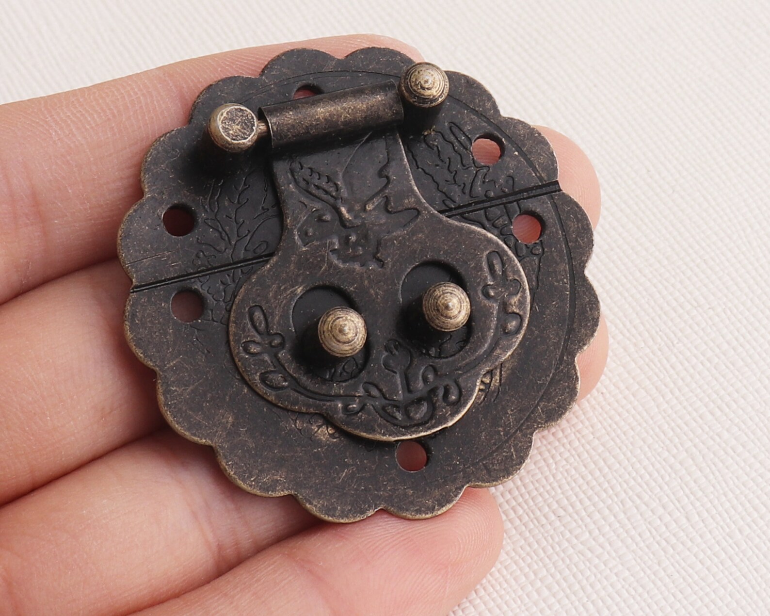 Antique Bronze Lock Latchspecial Lock Latchjewelry Wooden - Etsy