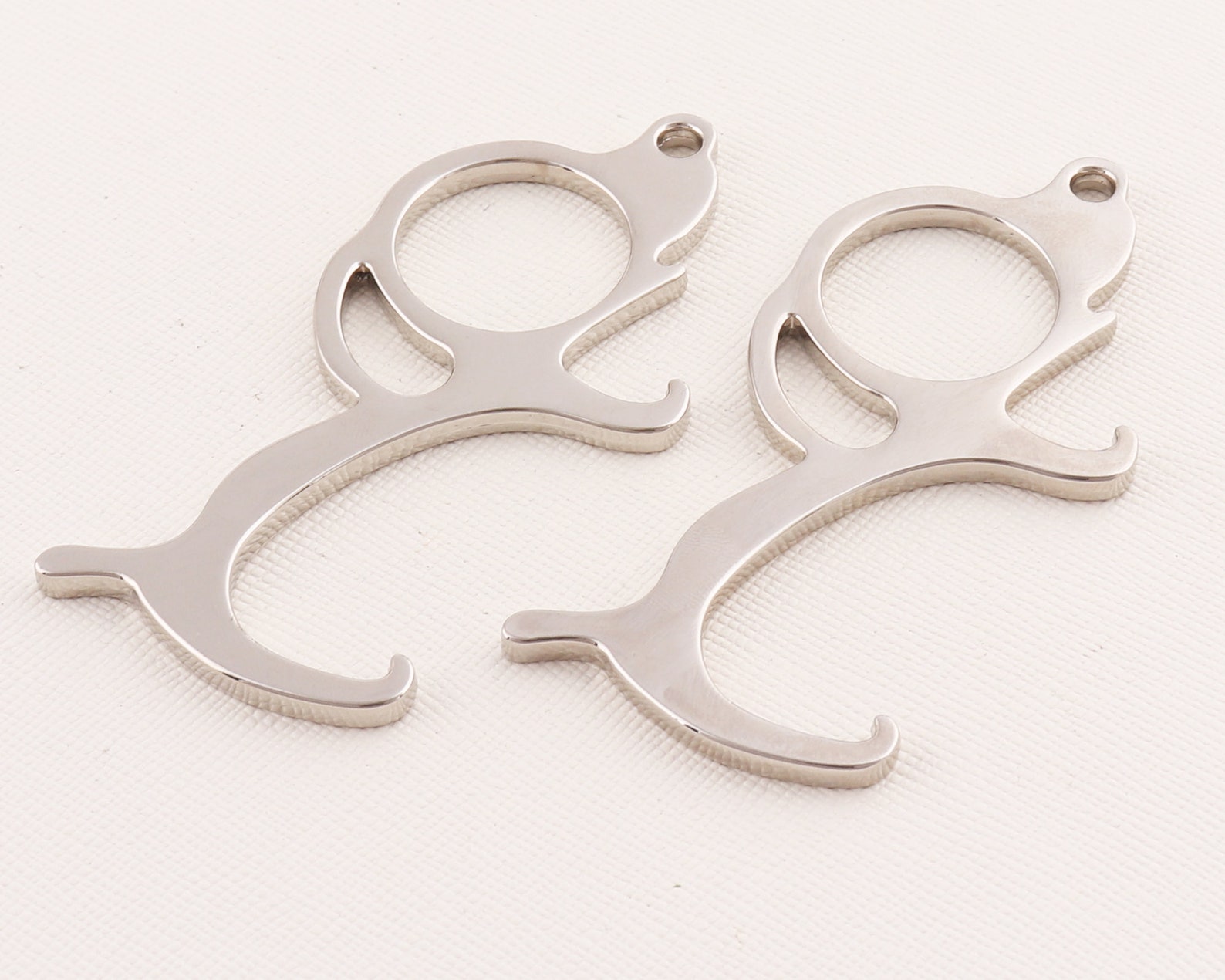 No-contact Germ Key Zinc Door Opener Touchless Tool Handle - Etsy