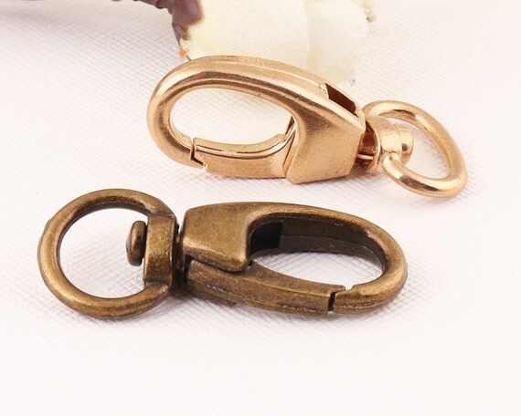 Swivel Lobster Clasp Bronze/light Gold Metal Claw Clasp 8pcs | Etsy