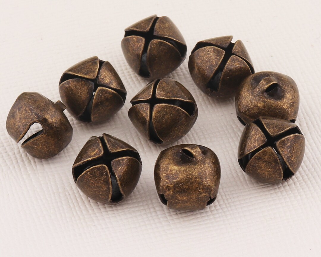 Antique Bronze Tone Bells,jingle Bells Charms,holiday Decor, Jewelry ...