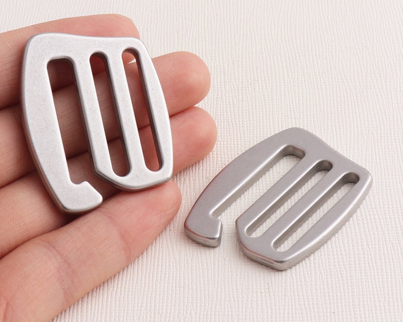 Bra Hooks Claspsmatte Silver Metal Bra Making Strap Slide Etsy