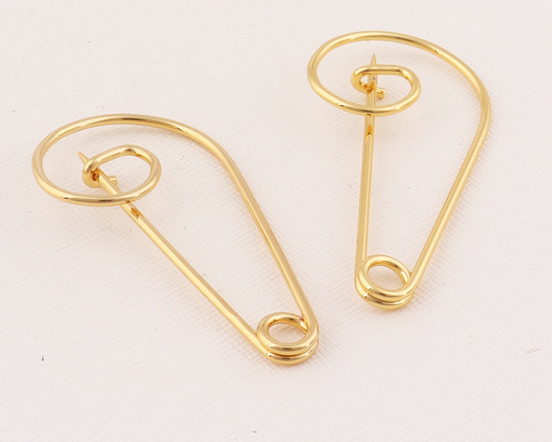 Large Safety Pins,gold Blanket Pin,kilt Pin,safety Pin Brooch, Charm ...
