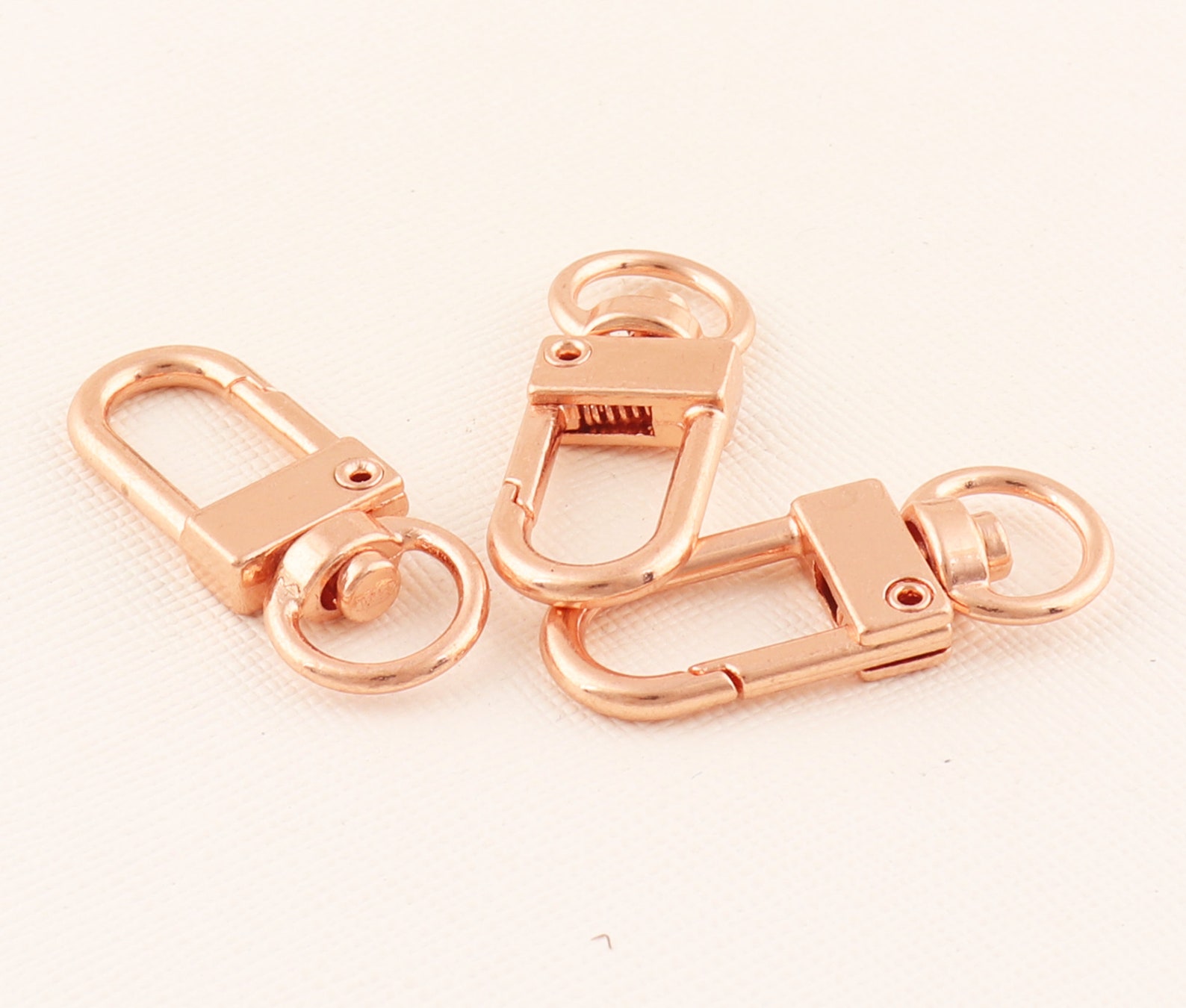Rose Gold Purse Clasp,keychain Clasp,24pcs Swivel Snap Hooks,chain ...
