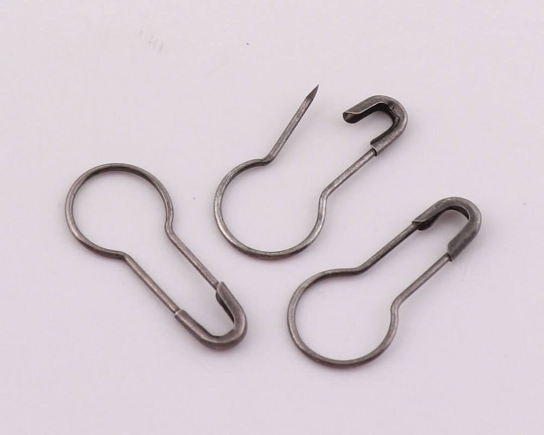 200pcs Gunmetal Safety Pin,sewing Safety Pins,decorative Pins ,garment ...