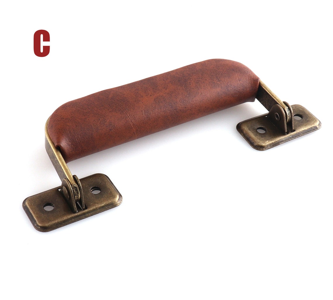 Leather Handle Luggage Case Handle Swivel Suitcase Handle | Etsy