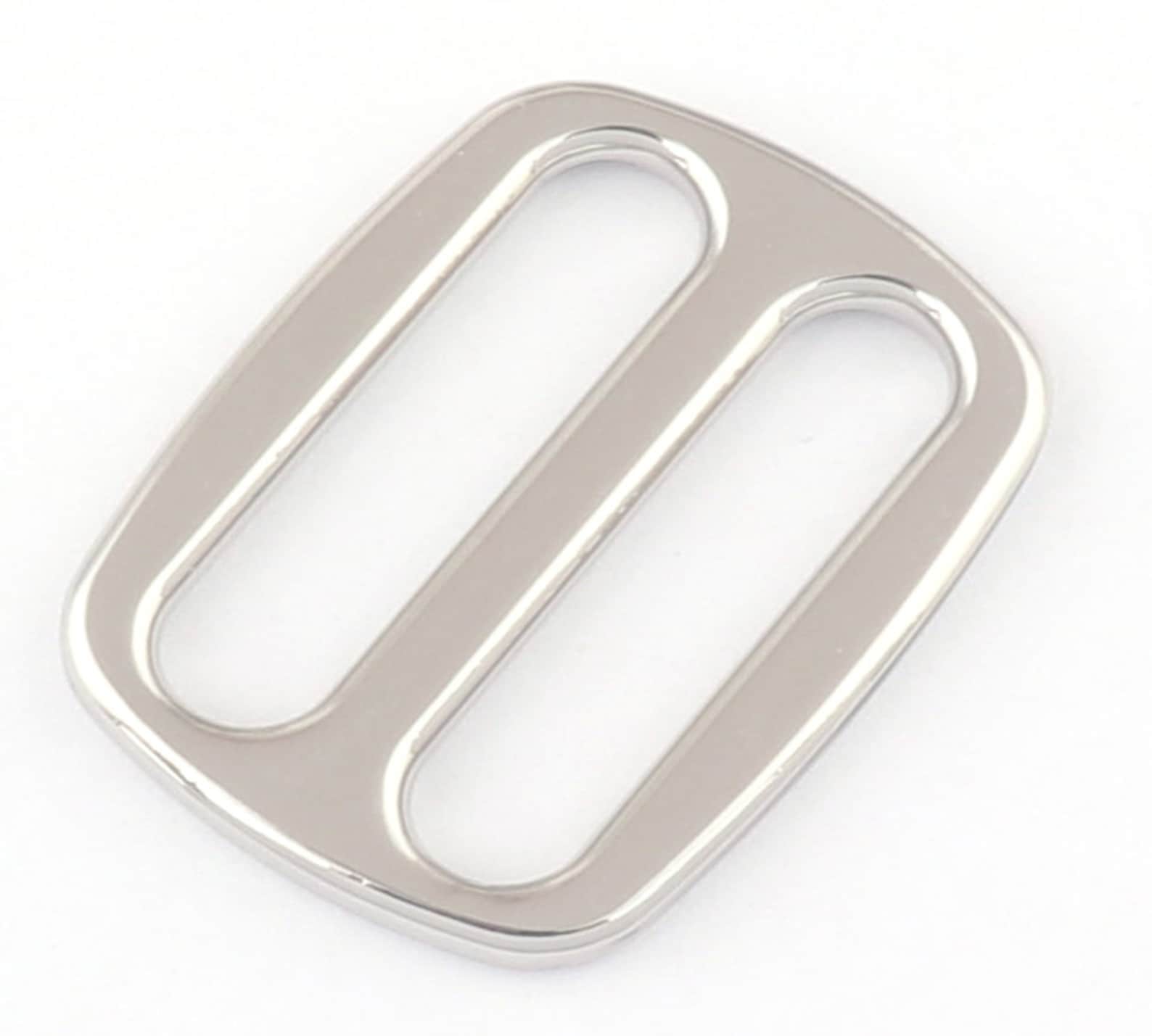 Adjusting Buckle Silver/light Gold/gunmetal/black 25mm Belt Slides ...