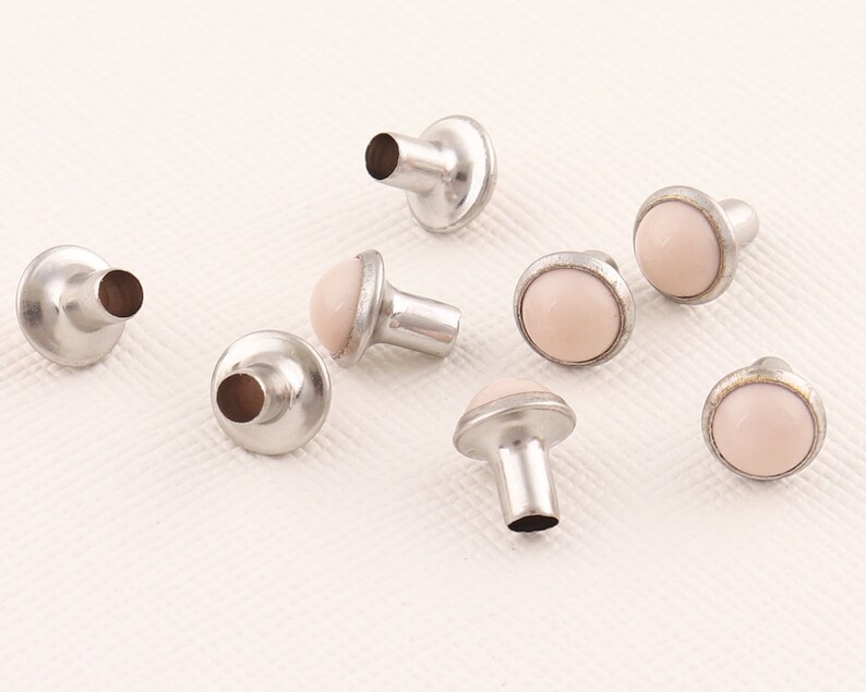 Pink Decorative Rivets 8mm Rivet Studs 50pcs Purse Rivet - Etsy