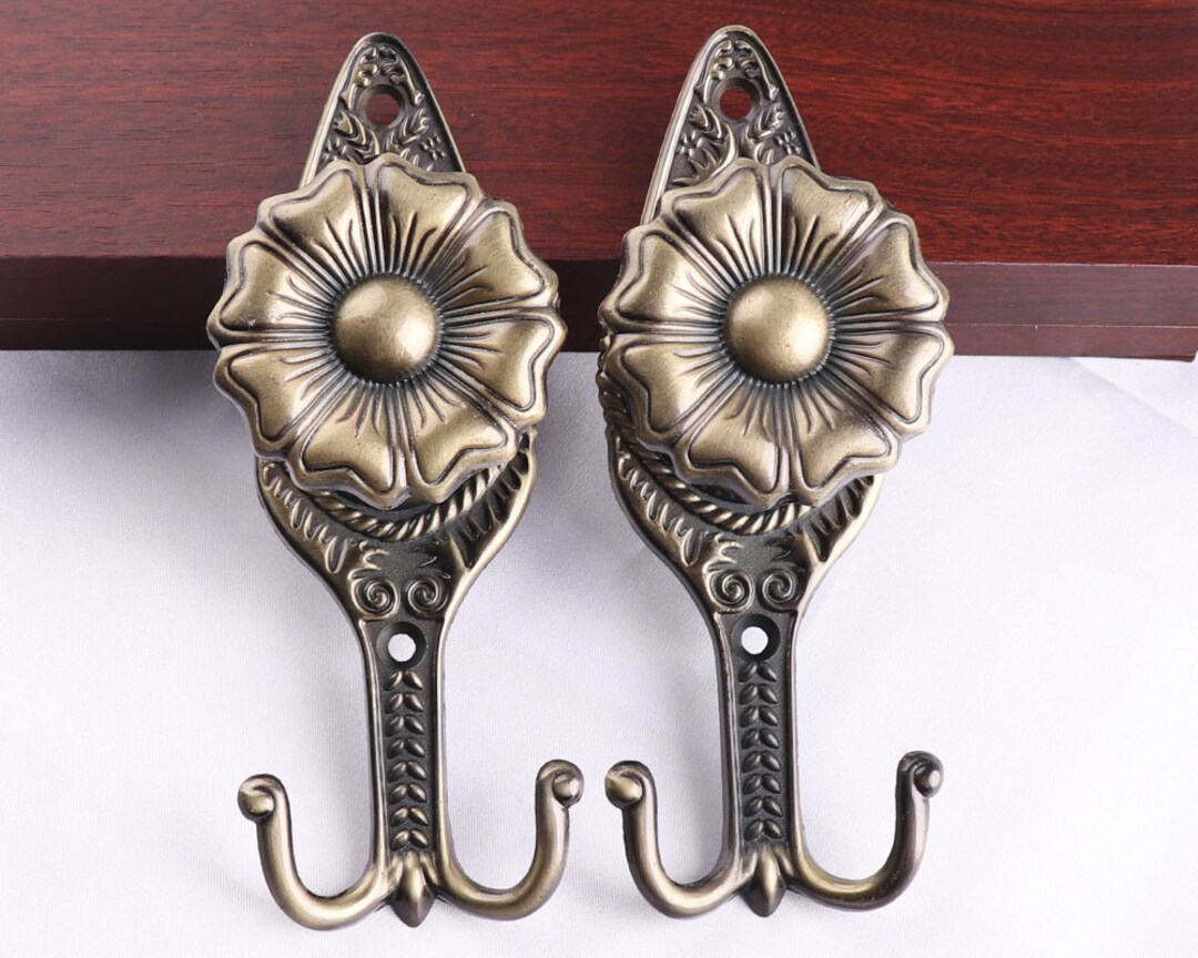 14cm Metal European Wall Hook, Wall Curtain Hook,bronze Decorative ...