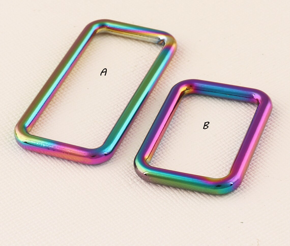 Metal buckleHandbag buckleHandmade buckleRainbow | Etsy