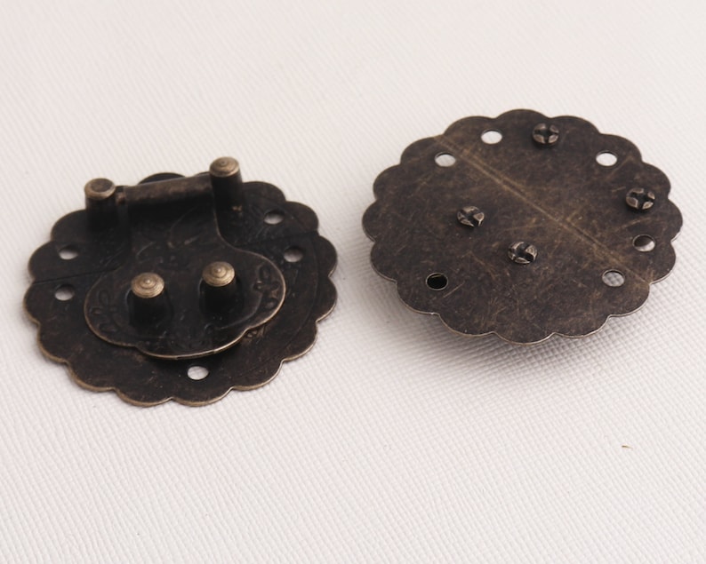 Antique Bronze Lock Latchspecial Lock Latchjewelry Wooden - Etsy