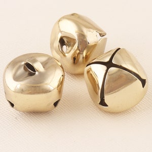 Christmas Bells,jingle Bells,jewelry Bells,light Gold Miniature Bells ...