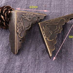 Box Corner, 8pcs Jewelry Box Corner, 42mm Decorative Corner, Metal ...