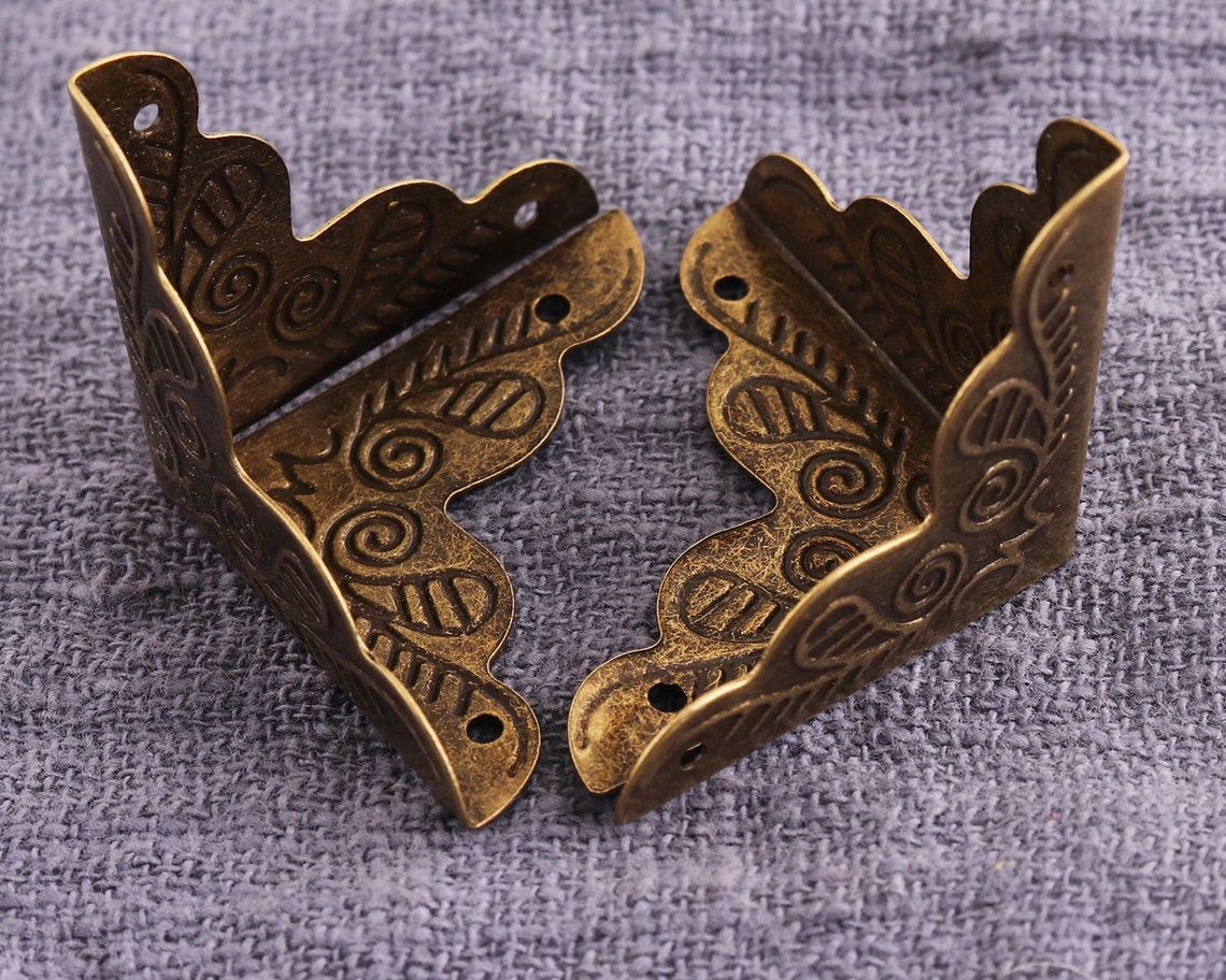 25mm Box Corner Metal Corner Decorative Corner Bronze - Etsy