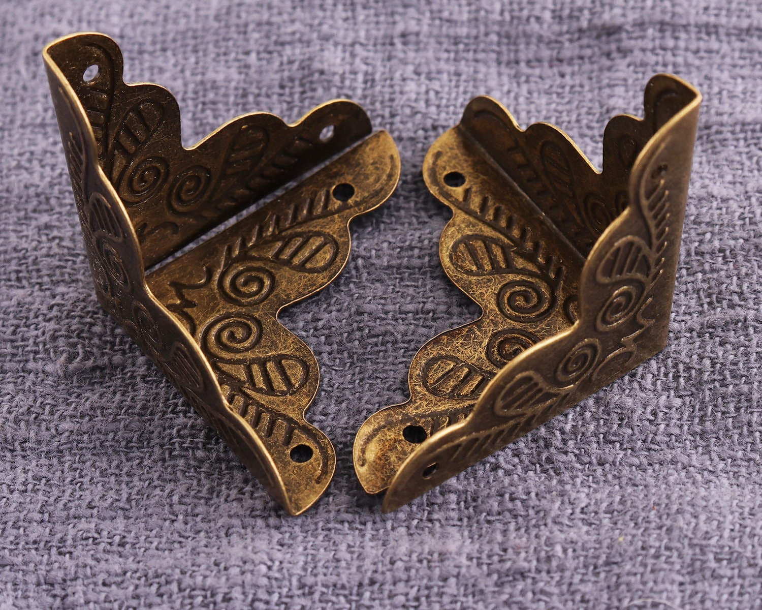 25mm Box Corner Metal Corner Decorative Corner Bronze - Etsy