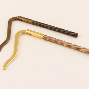 Gunmetal/antique Bronze/gold Wallet Spring, Spring Money Clip Bar for ...