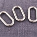 Squared Oval O Rings 26mm Metal O Rings 10pcs Purse Ring - Etsy