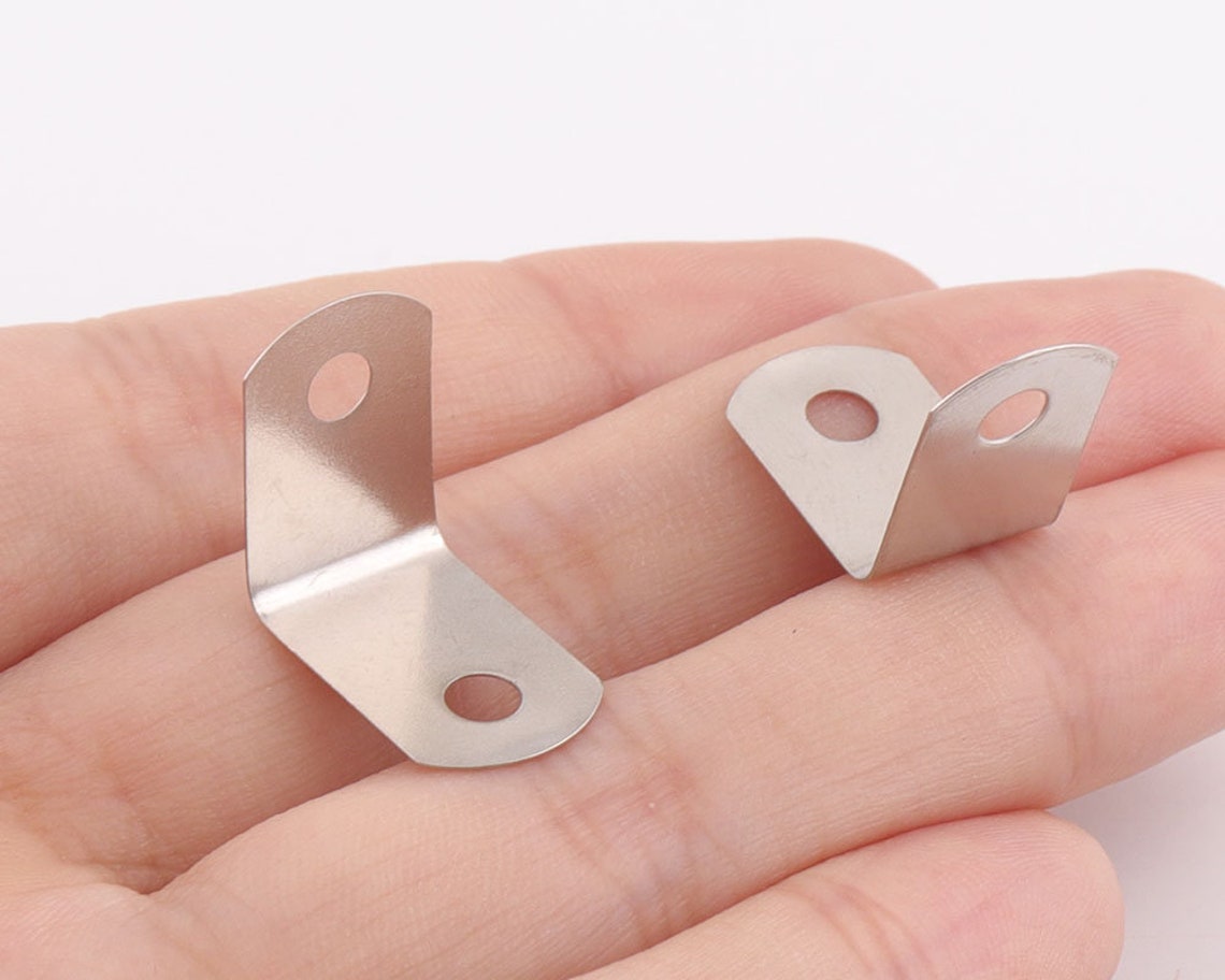 50PCS 15mm Silver L Bracket L Corneriron Angle Bracketshelf - Etsy