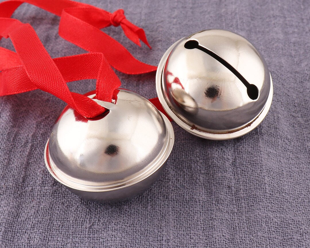 Metal Bells, Silver Christmas Bells, 40mm Jingle Bells, 10pcs Pet ...