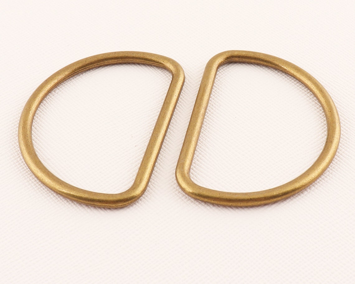 Bronze D Rings 6PCS Purse Ring 40mm Purse Strap Rings Metal - Etsy