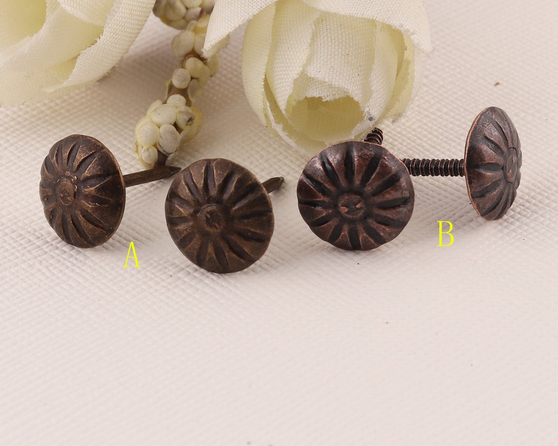 Bronze/ Red Copper Upholstery Tacks/nails Furniture Tacks | Etsy