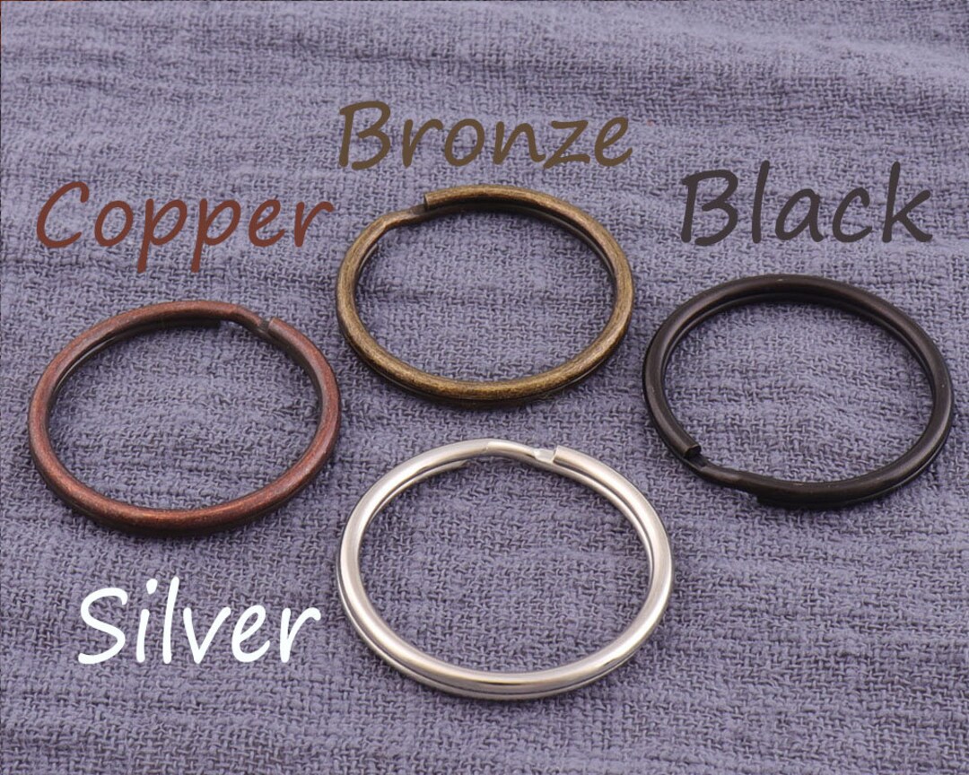 50pcs Double Loop Jump Rings Round Split Rings,key Chain Ringkeychain ...